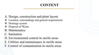 Design and Construction of plant as per the GMP Guidelines.pdf