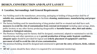 Design and Construction of plant as per the GMP Guidelines.pdf
