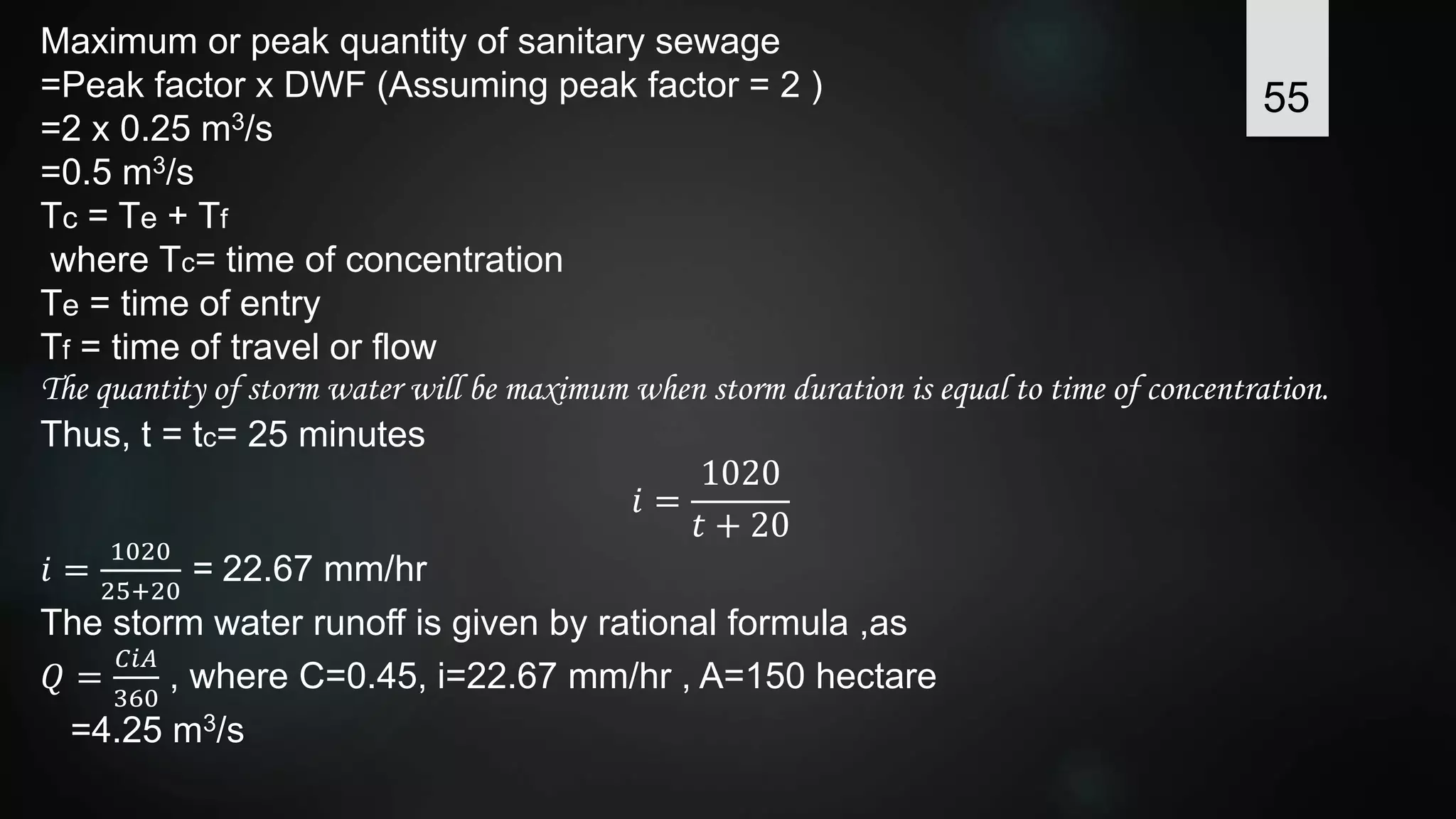 Design and construction of sewer | PPTX