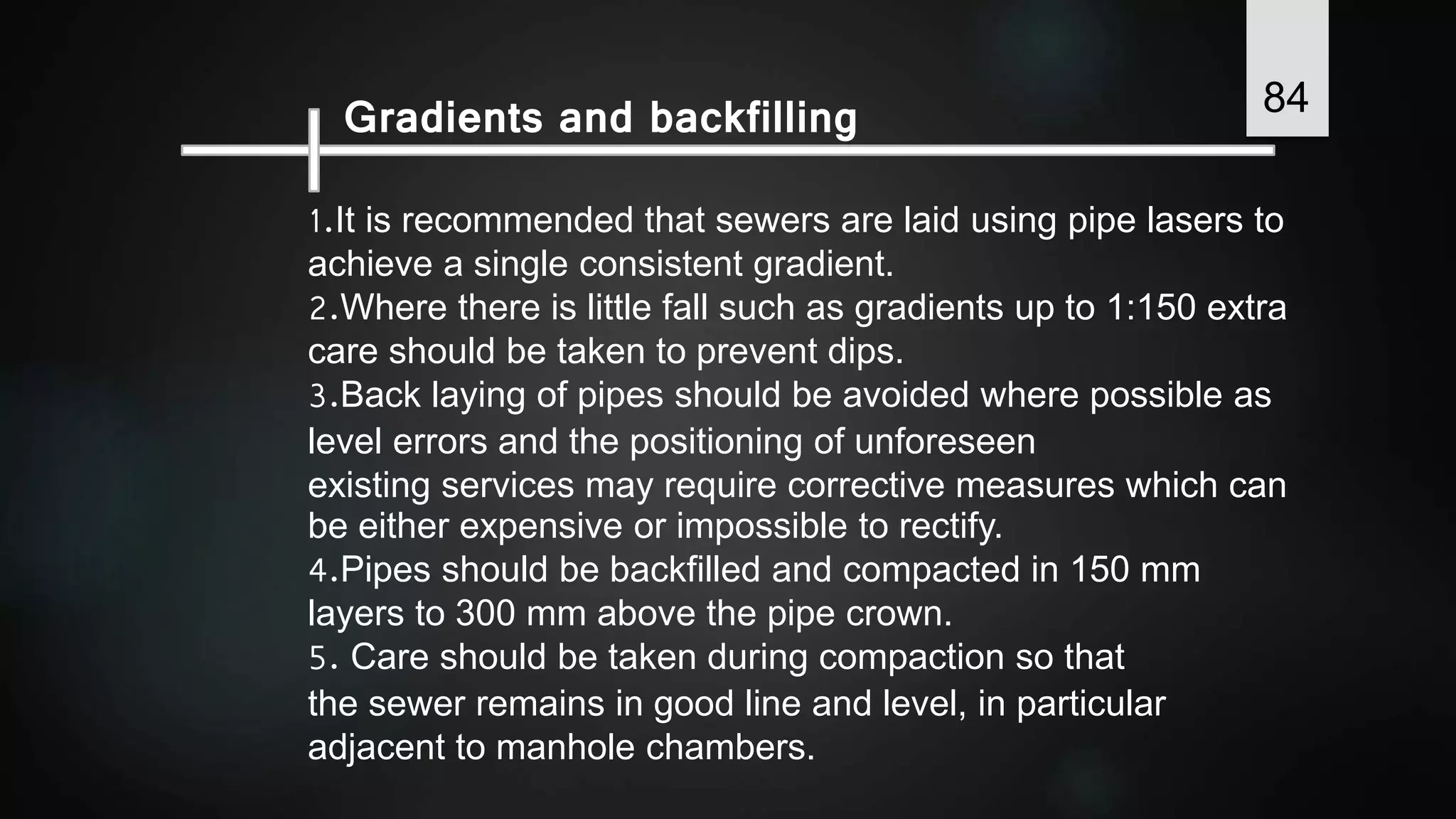 Design and construction of sewer | PPTX
