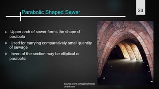 Design and construction of sewer | PPTX