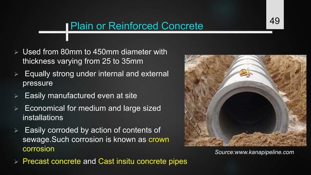 Design and construction of sewer | PPTX