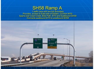 Design and construction of the sh58 flyover bridge over ih70 | PDF