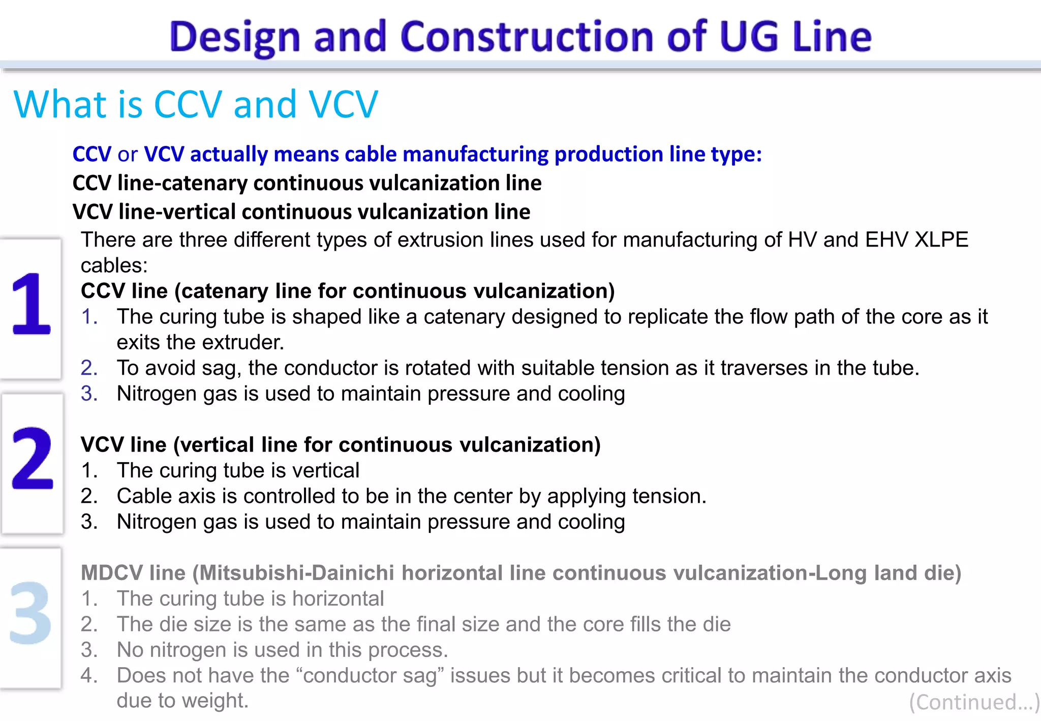 Design and construction of underground cable transmission line | PPTX