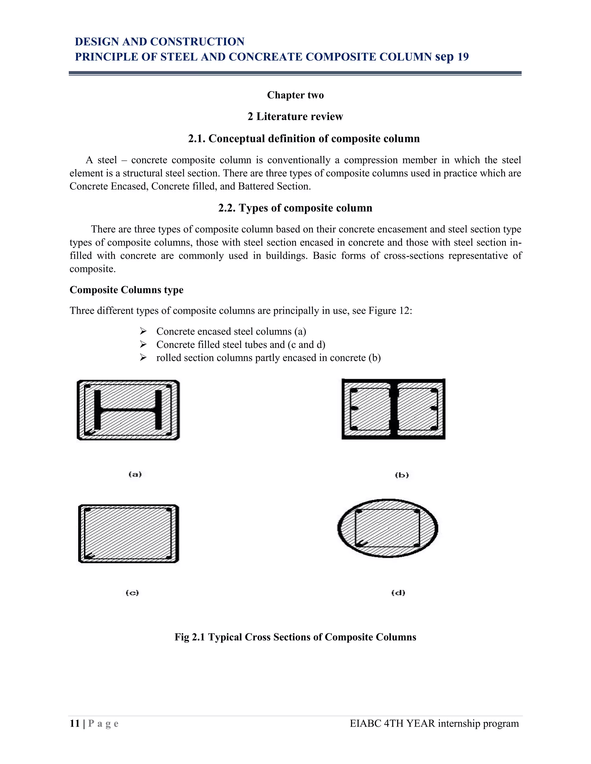 Design and construction principle of steel concreat composite column ...