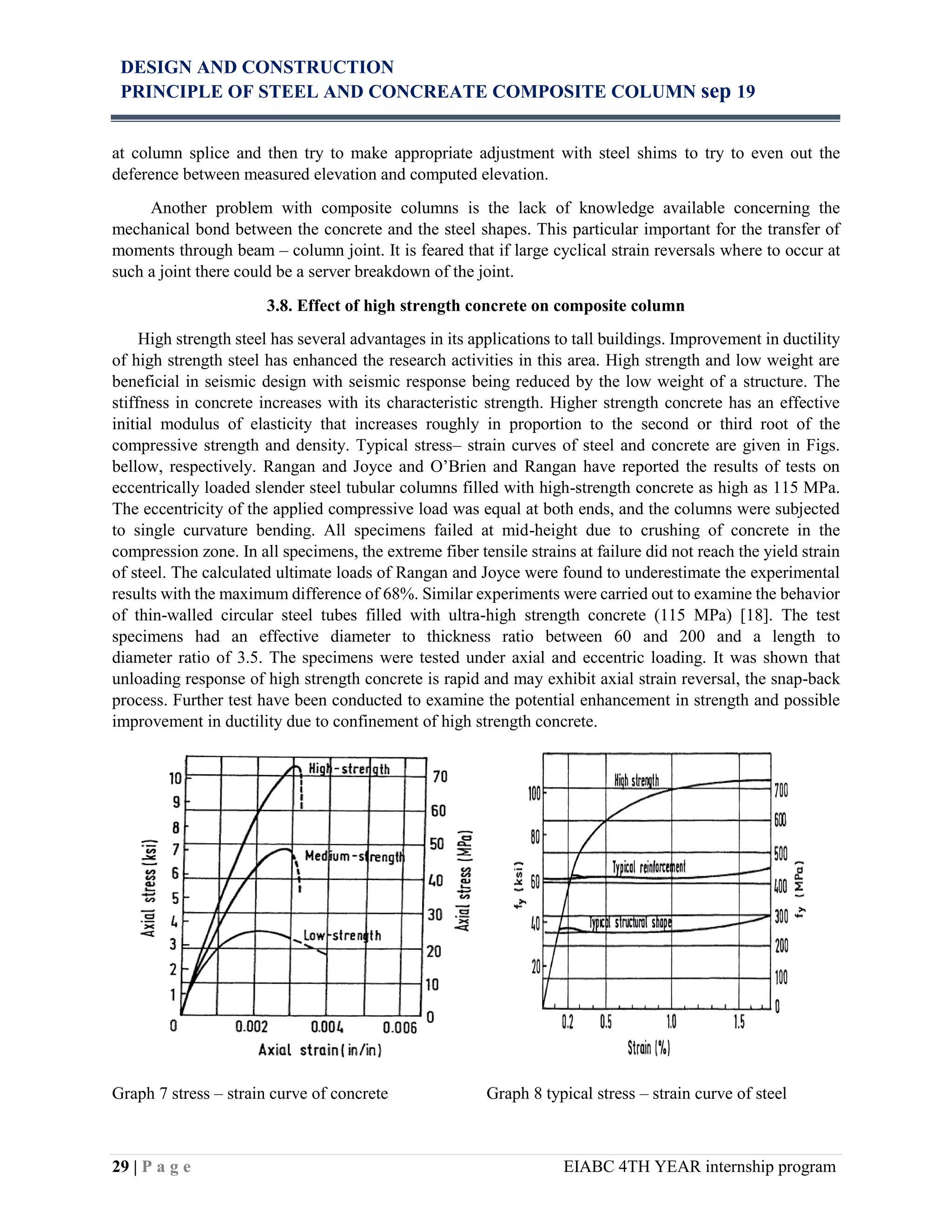 Design and construction principle of steel concreat composite column ...