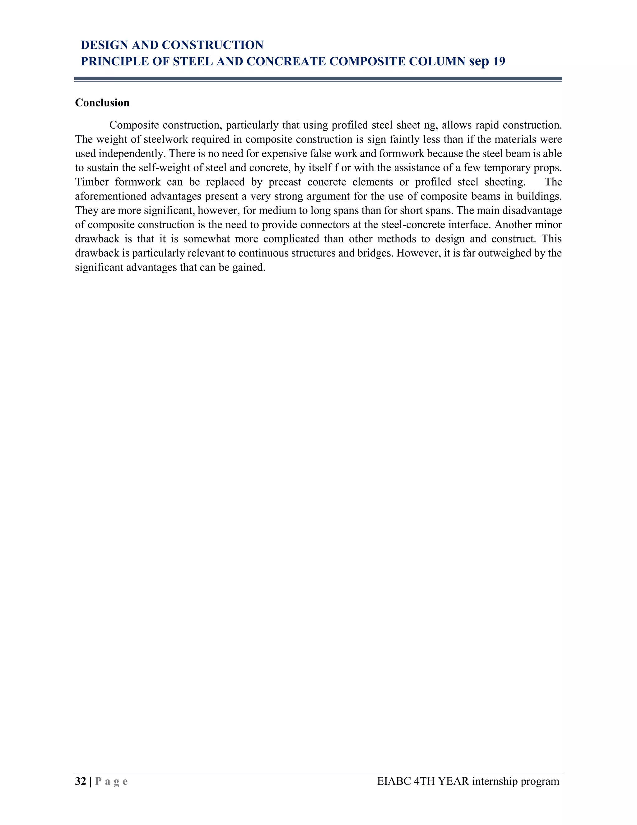 Design and construction principle of steel concreat composite column final | PDF