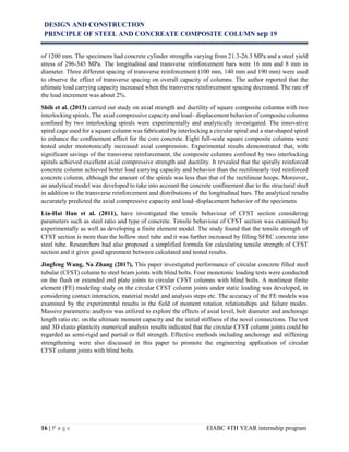 Design and construction principle of steel concreat composite column ...