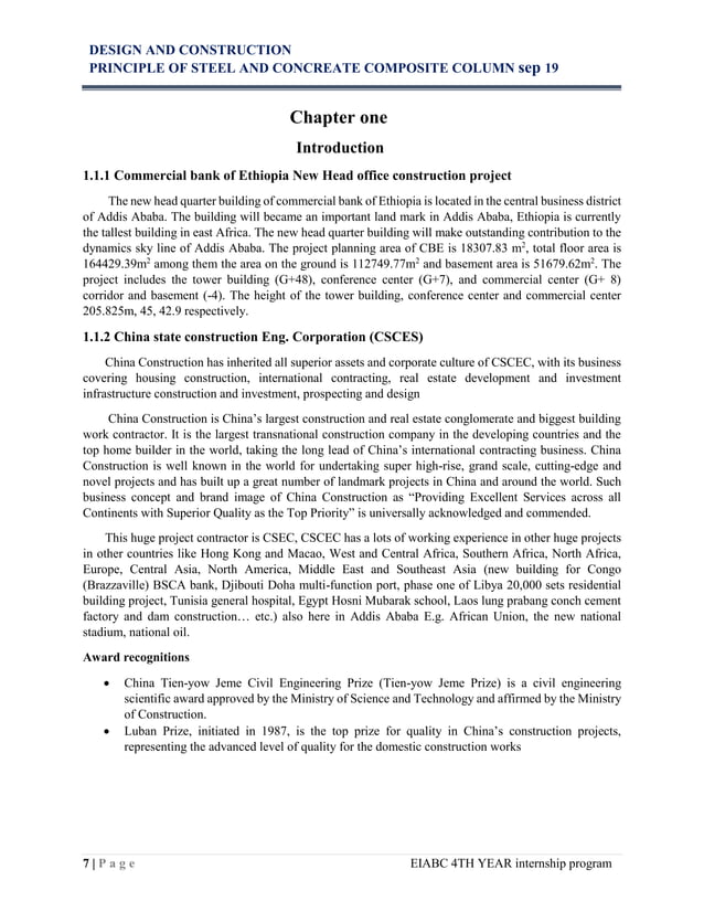 Design and construction principle of steel concreat composite column ...