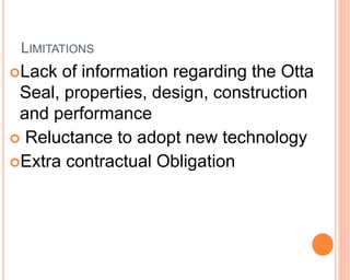 Design and construction procedure of otta seal | PPSX