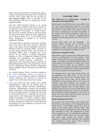 Design and Design Management in Nokia | PDF
