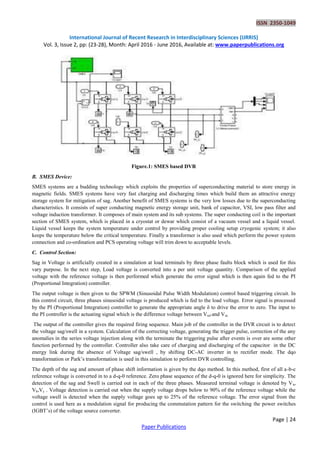 DESIGN AND DEVELOPMENT OF SMES BASED DVR MODEL IN SIMULINK | PDF