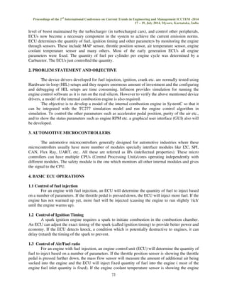 Design and development of 4 cylinder gasoline engine model for the ...