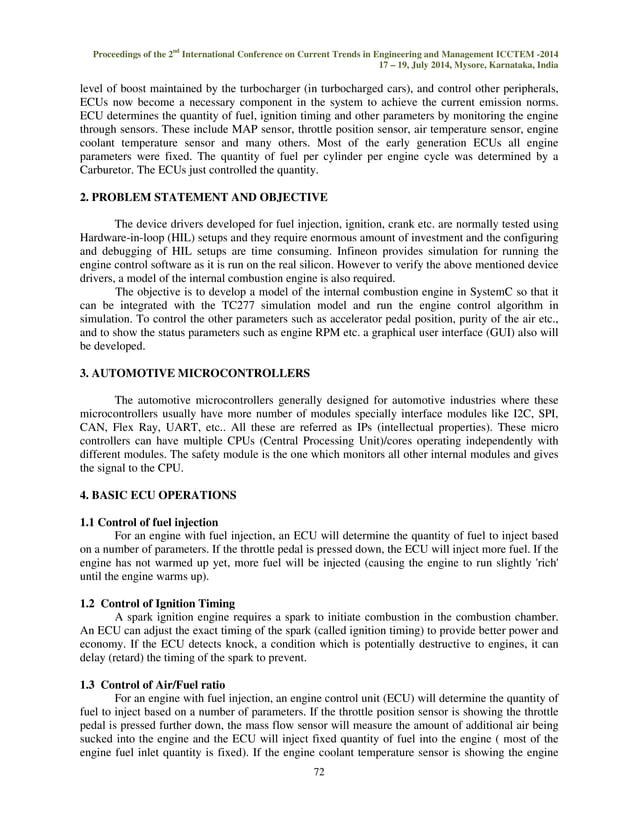 Design and development of 4 cylinder gasoline engine model for the ...