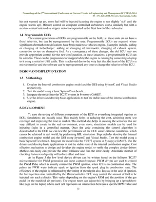 Design and development of 4 cylinder gasoline engine model for the ...