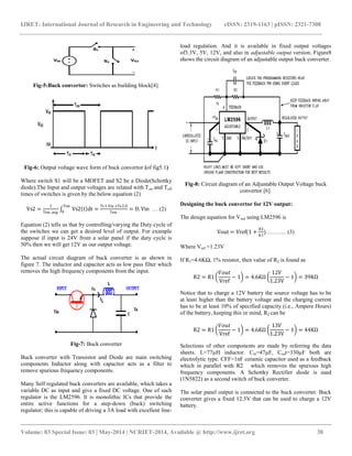 Design and development of advanced microcontroller based solar battery ...