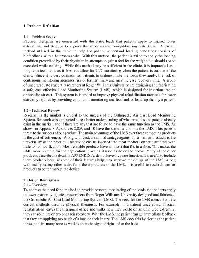 Design and development of a load monitoring device for physical rehabilitation | PDF