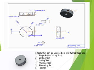 Design and development of a six tool turret using Geneva Mechanism | PPTX