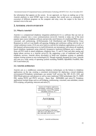 Design and development of asterisk based computer services accessing framework for the visually ...