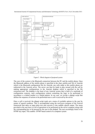 Design and development of asterisk based computer services accessing framework for the visually ...