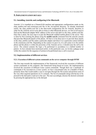 Design and development of asterisk based computer services accessing framework for the visually ...