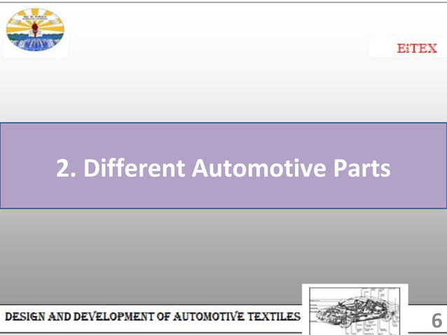 Design and development of automotive textiles | PPT