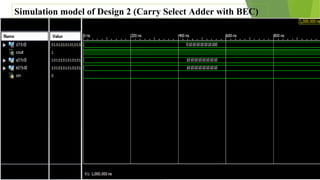 Design and development of carry select adder | PPT