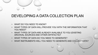 Design and development of data collection | PPT