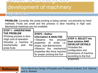 Design and development of farm power and machinery system | PPTX