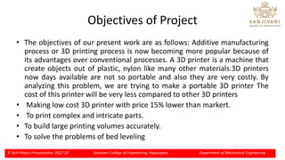 Design and Development of FDM 3D Printer Machine.pptx | 3-D Graphics ...