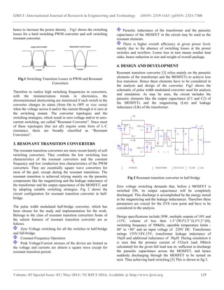 Design and development of high frequency resonant transition converter | PDF | Business and Finance