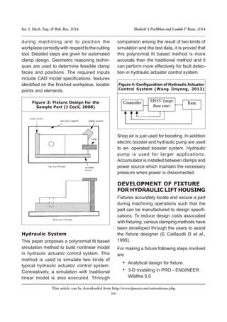 Design and development of hydraulic fixture | PDF