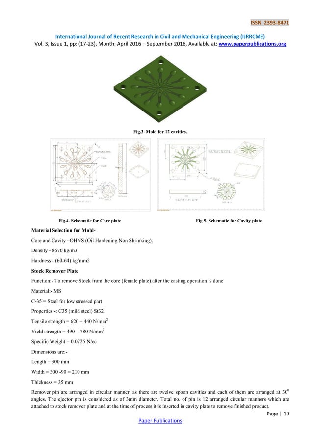 Design & Development of Injection Mold Using Flow Analysis and Higher End Design Software | PDF