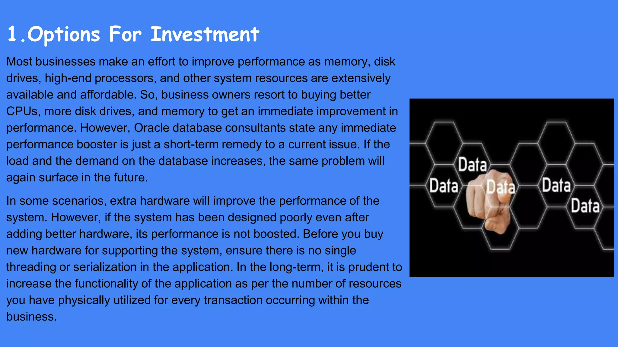 Design and development of oracle database system | PPT