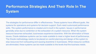 Design and development of oracle database system | PPT