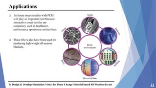 Design and development of phase change material based all weather ...