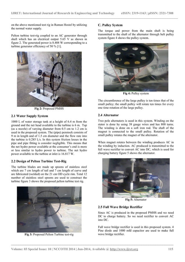 Design and development of pico micro hydro system by using house hold ...