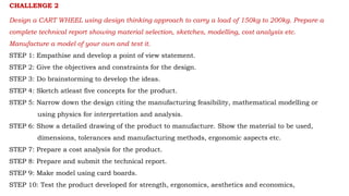 Design And Engineering problems for university exam | PPT