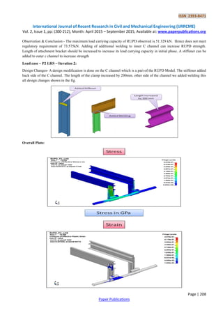 Design and Enhancement of Rear Under-Run Protection Device For 15 Tonne ...
