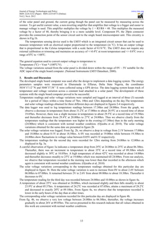 Design and fabrication of a low cost data logger for solar energy parameters | PDF | Weather ...