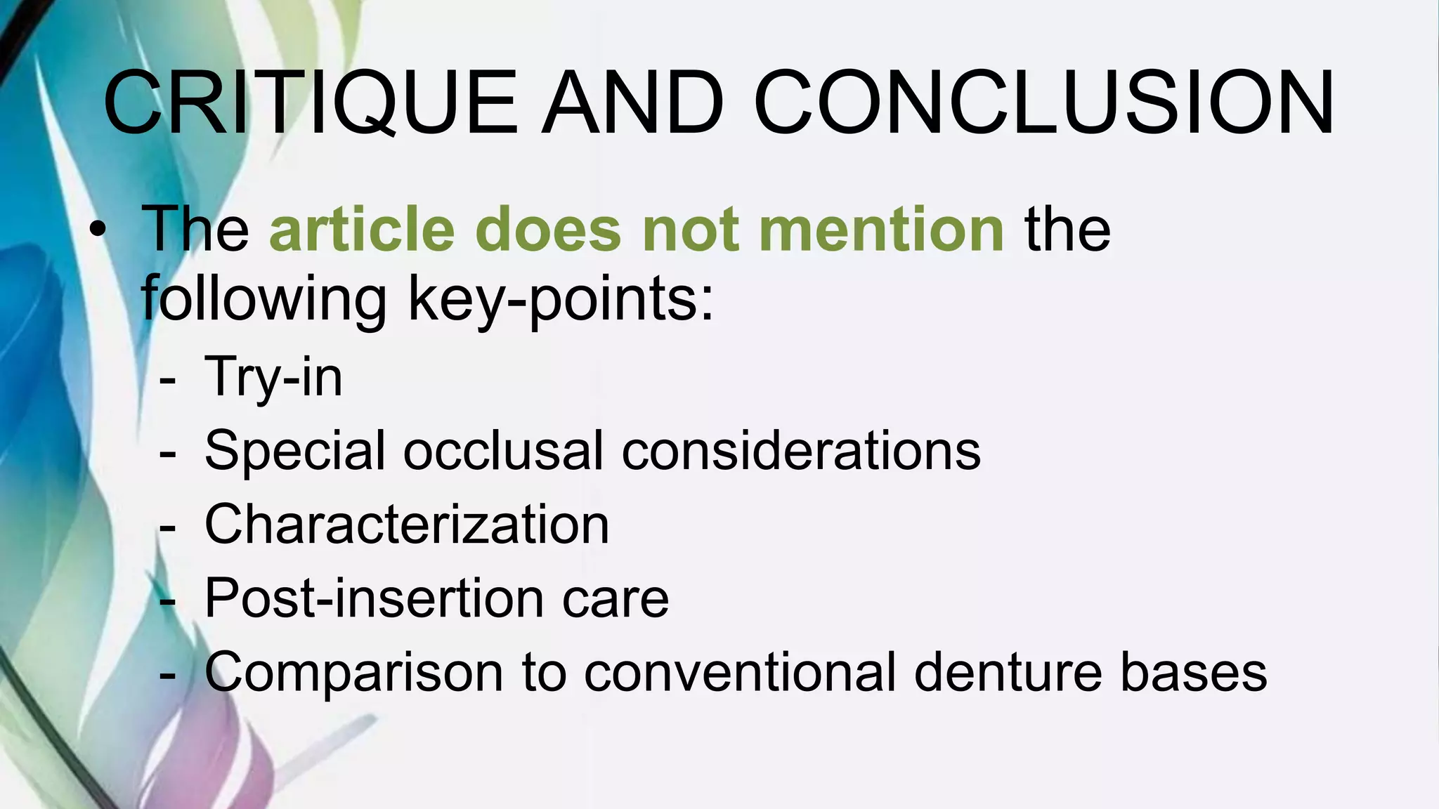 Design and fabrication of complete dentures using cad | PPTX