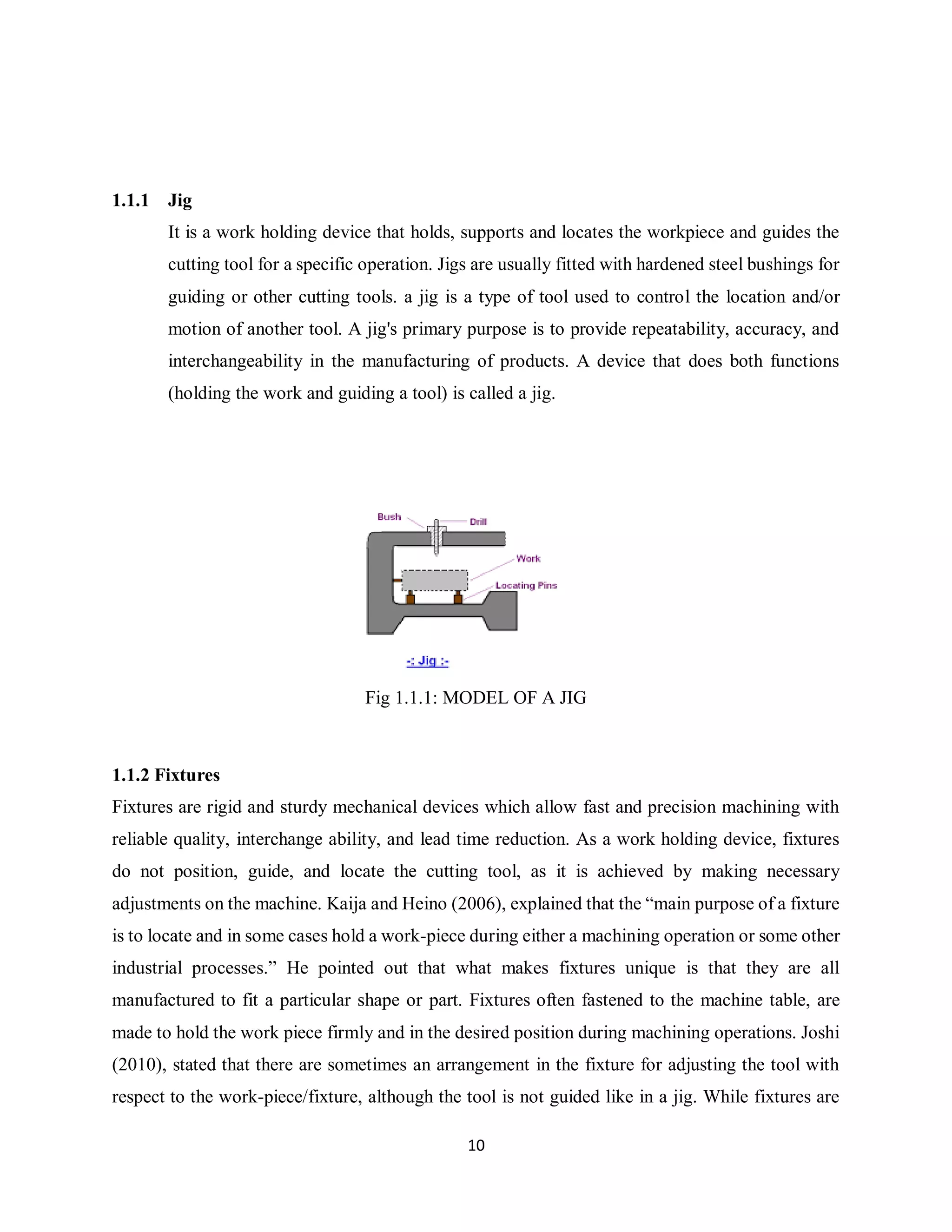 Design and fabrication of jig to drill holes on inclined surface | PDF