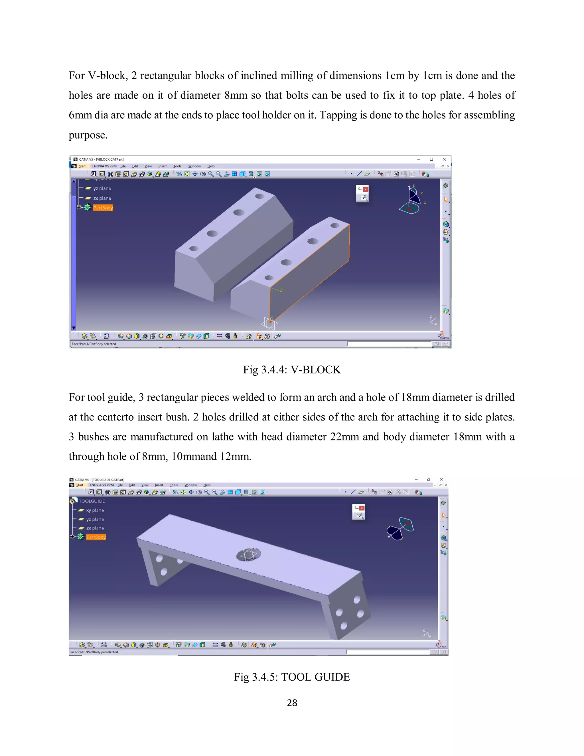 Design and fabrication of jig to drill holes on inclined surface | PDF