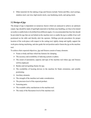 Design and fabrication of jig to drill holes on inclined surface | PDF