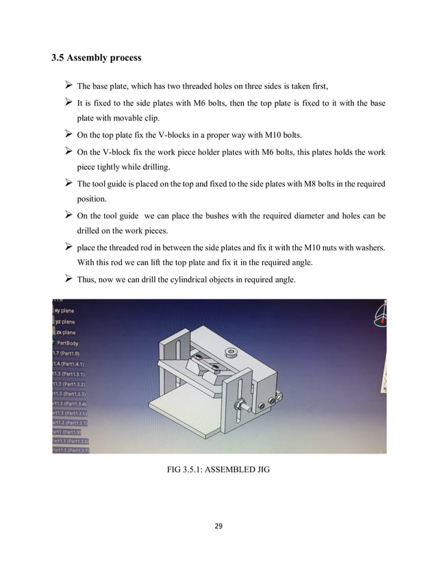 Design and fabrication of jig to drill holes on inclined surface | PDF