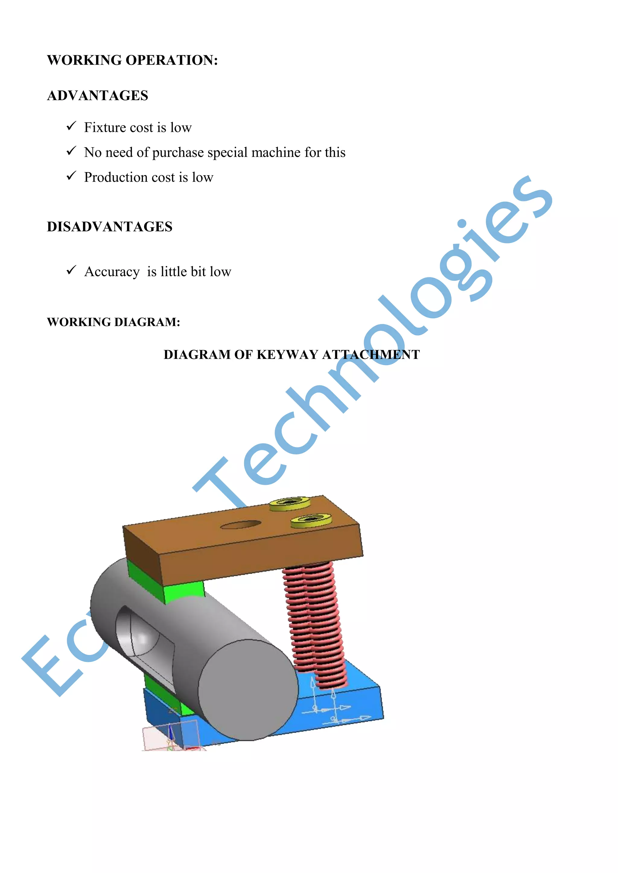 Design and fabrication of keyway (slotting | DOCX