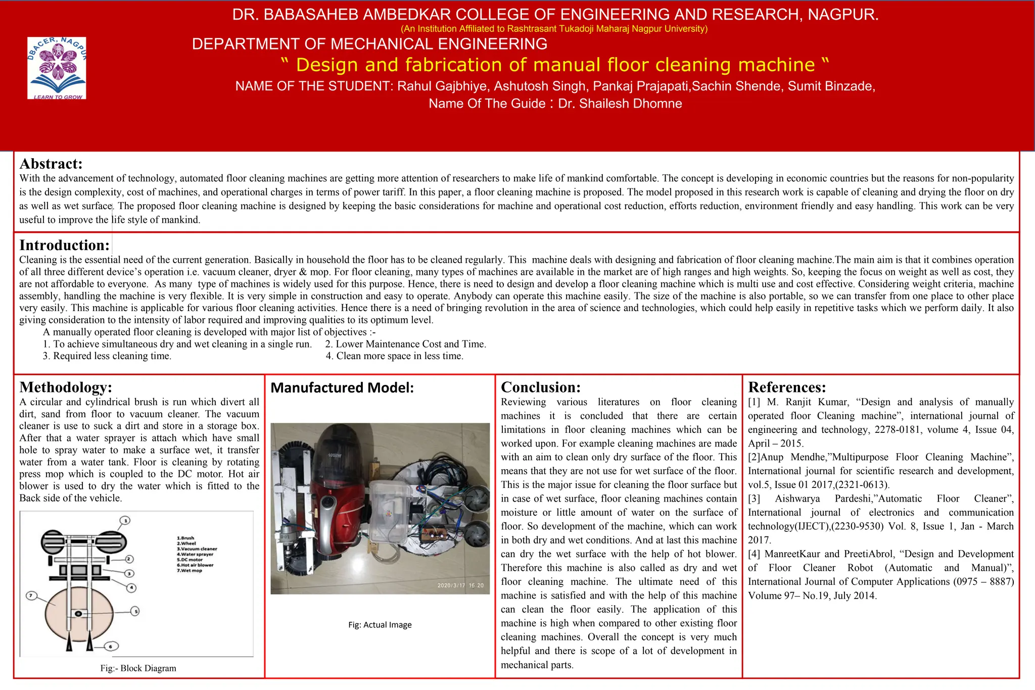 Design and fabrication of Machine Poster.pdf | Home Appliances | Home & Garden