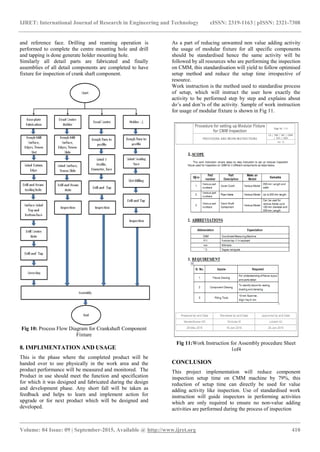 Design and fabrication of modular fixture for cmm inspection | PDF