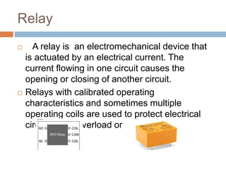 Design and fabrication of over voltage relay | PPTX
