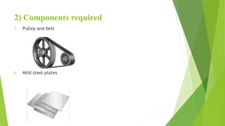 Design and fabrication of scroll saw machine | PPTX